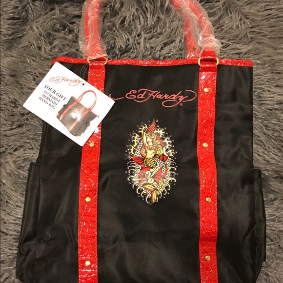 Ed Hardy | Bags | Nwt Ed Hardy Mermaid Tote | Poshmark